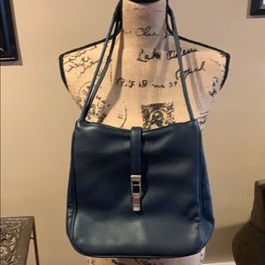 OKPTA | Bags | Okpta Navy Blue Shoulder Bag | Poshmark